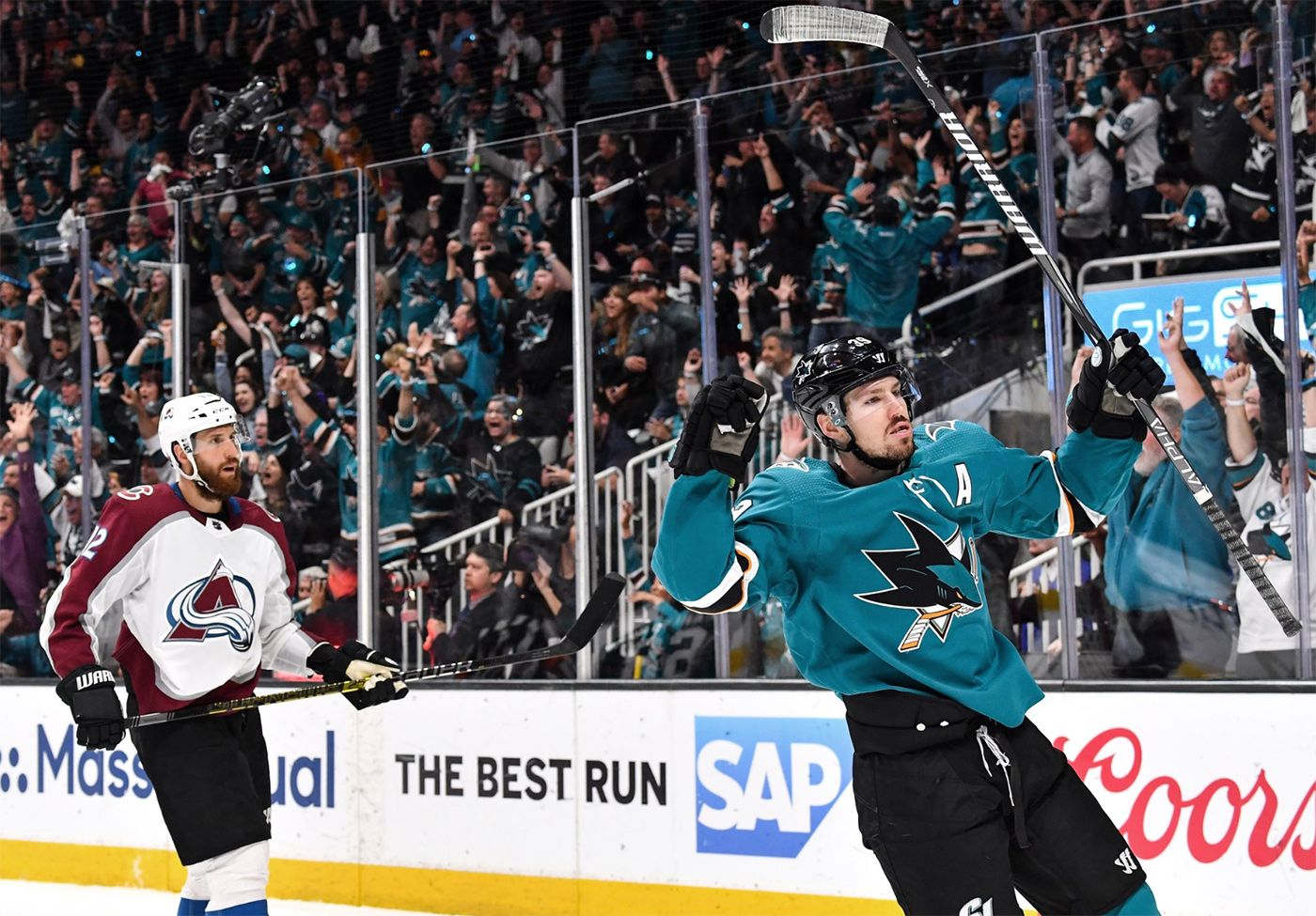 Sharks Eke Out Game 7 Win Against Avalanche, Head to Conference Finals