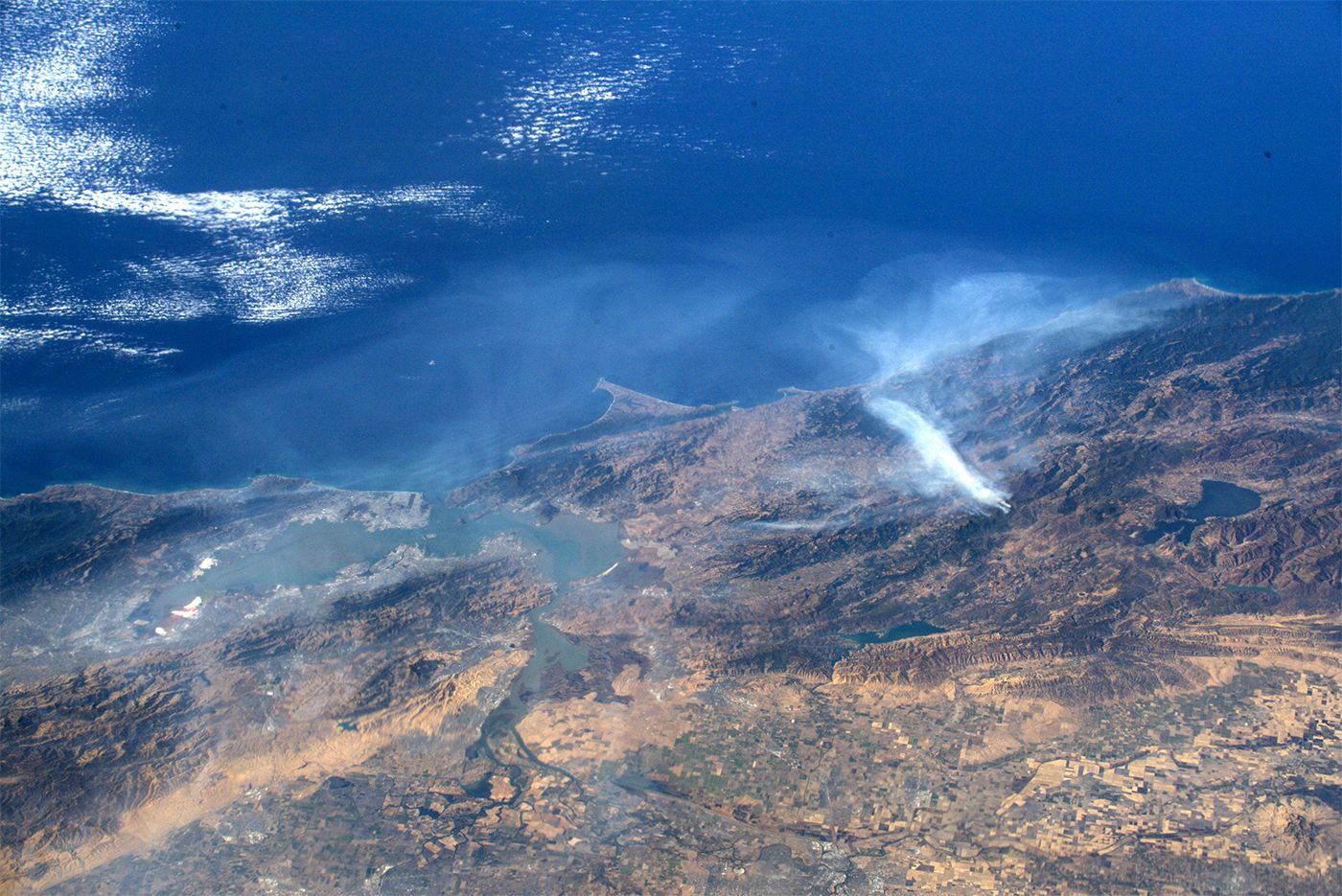 Here's What the Kincade Fire Looks Like From Space