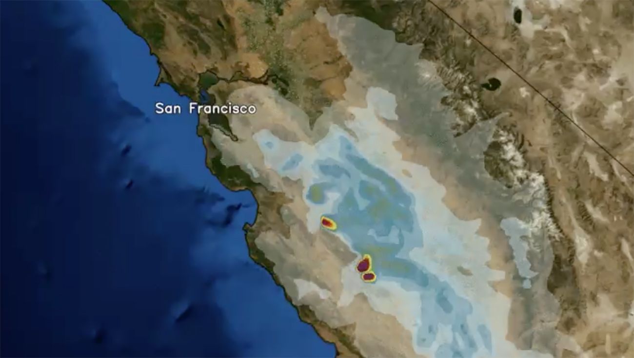 Smoke Haze From Two Central Valley Wildfires Will Linger Over Bay ...