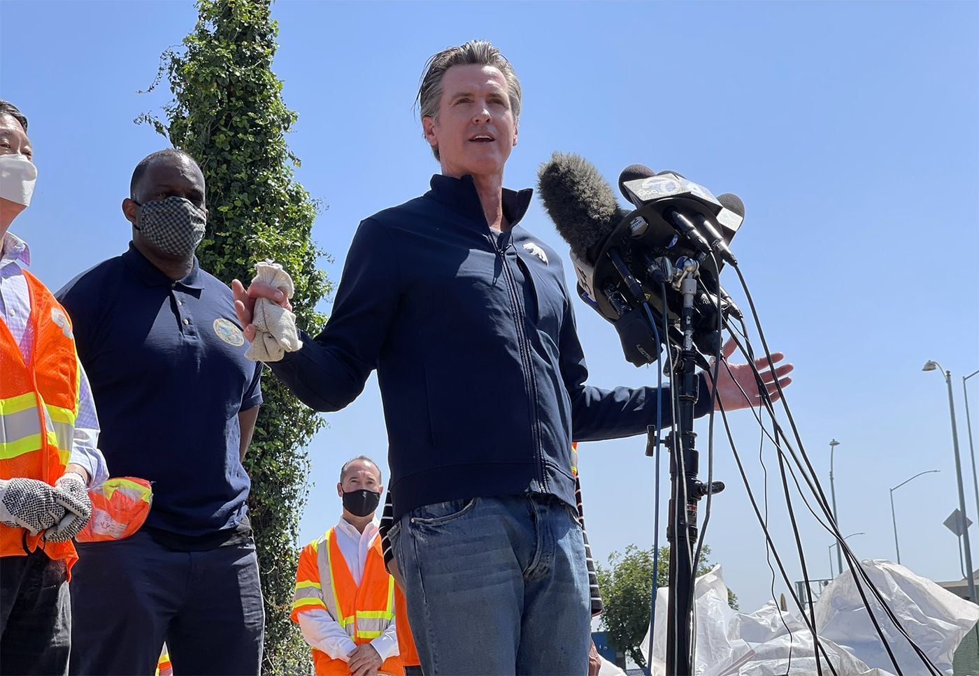 Newsom Says Masks Will Only Be Needed In 'Massively Large Settings ...
