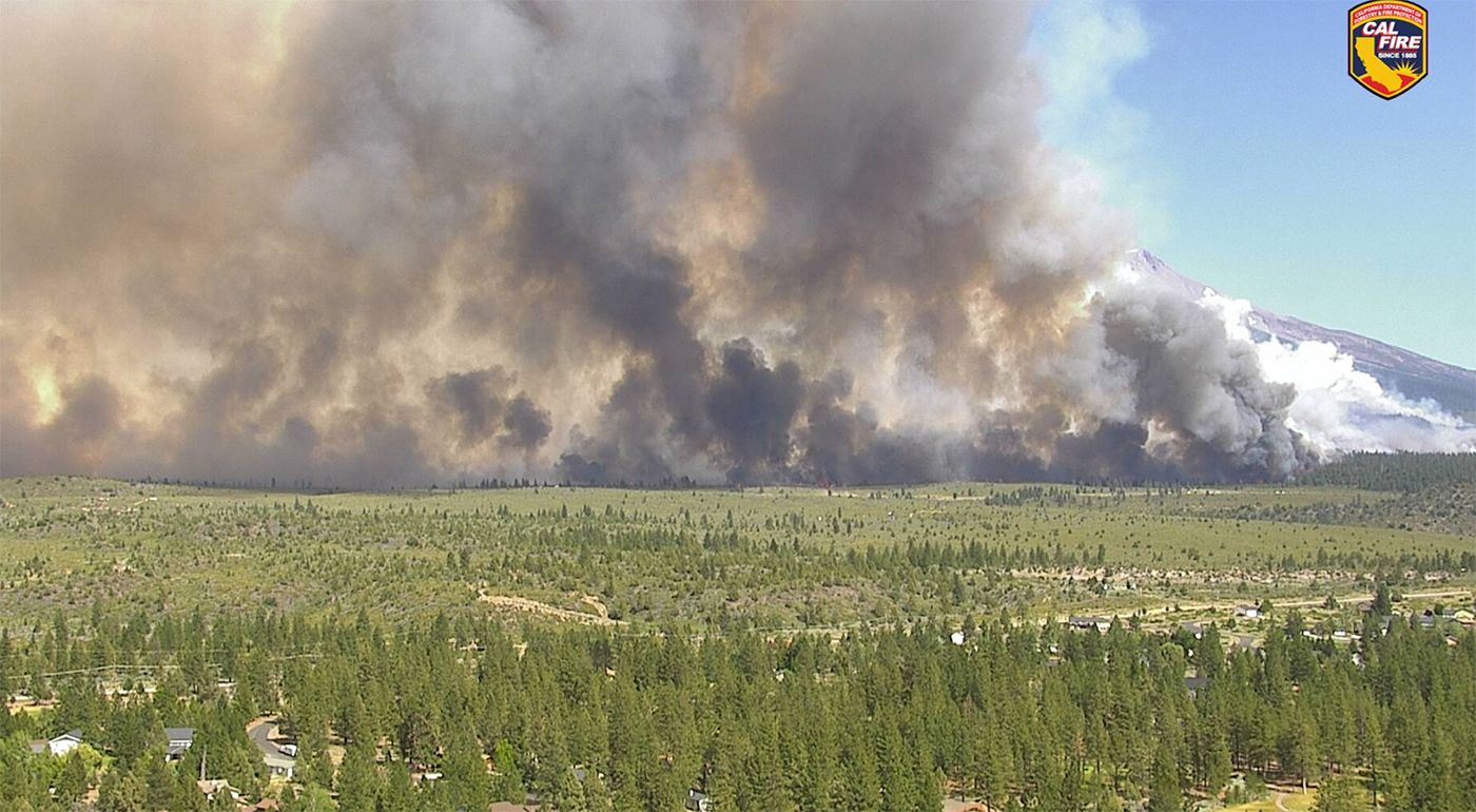Will This Be the First Wildfire Smoke to Blanket SF? Lava Fire Grows to ...