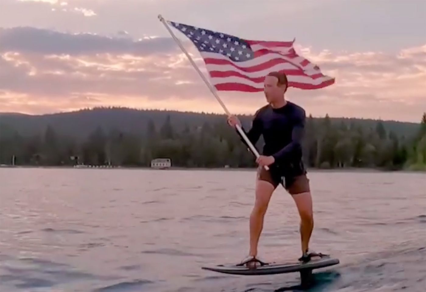 Mark Zuckerberg, American Hero on a Dork's Surfboard?