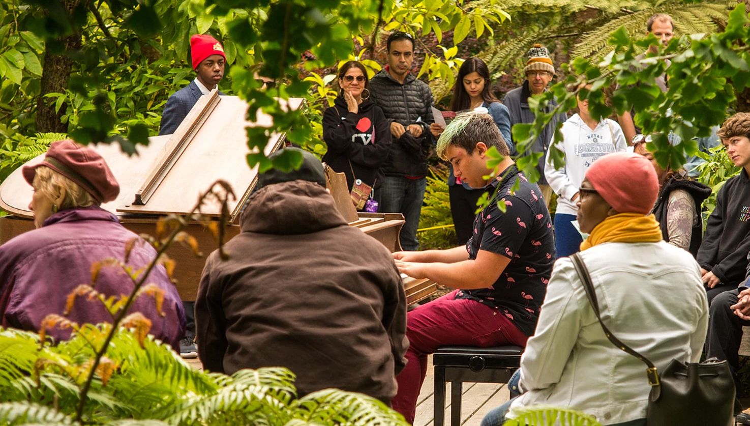 The Pianos Are Coming Back to the Botanical Garden For Five Days This Month