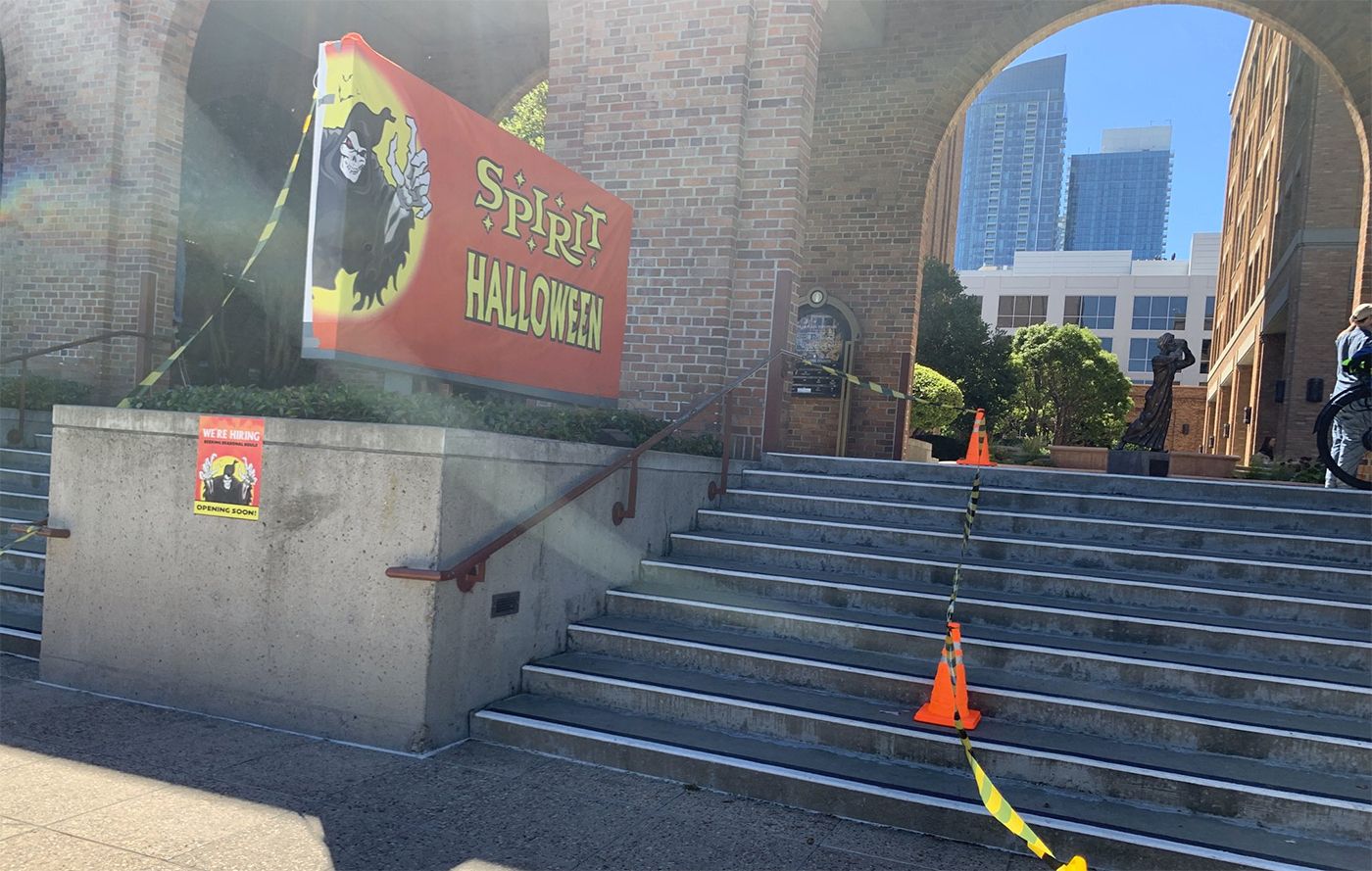 SF Artist Lampoons Empty Downtown Spaces By Covering Google Office Sign ...