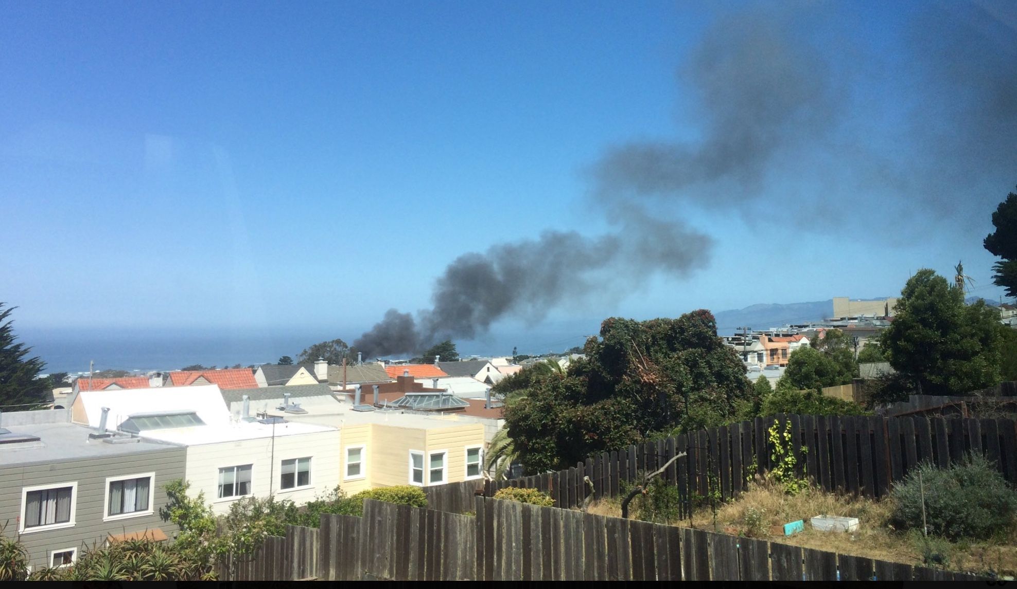 Sunday Afternoon House Fire In Outer Sunset Displaces Multiple Residents