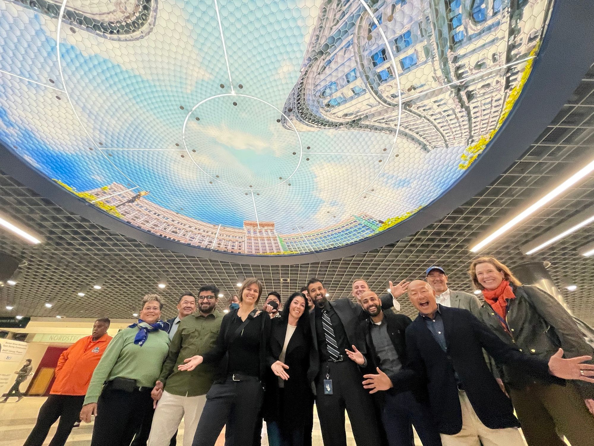 Giant New Illuminated LED Art Thingy Now Adorns Ceiling at Powell ...