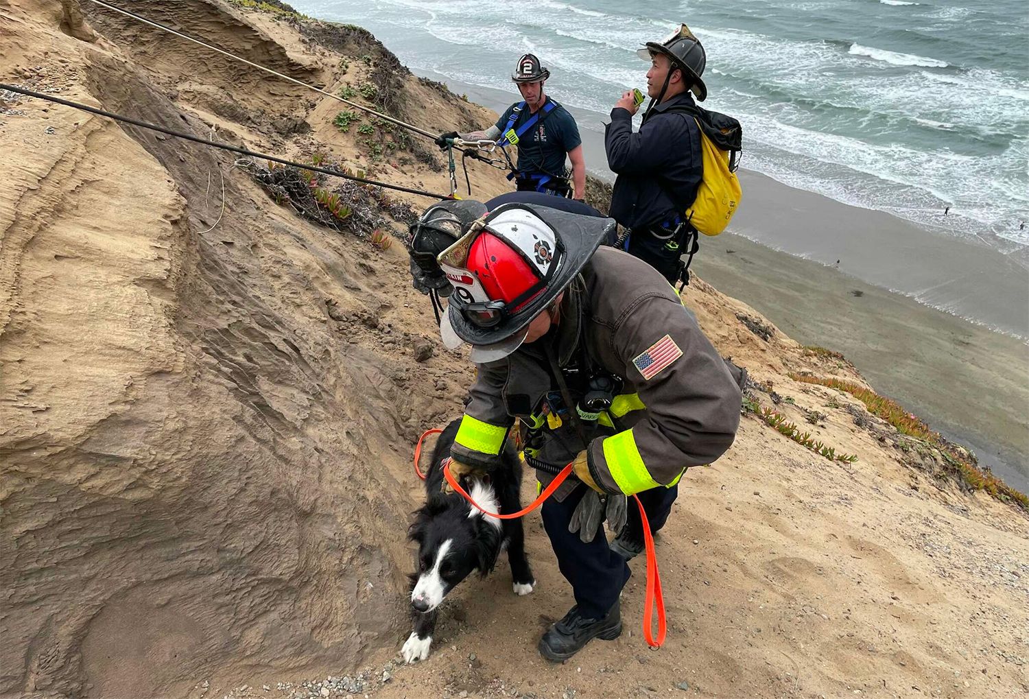 Day Around the Bay: SFFD Performs Cliff Rescue at Fort Funston