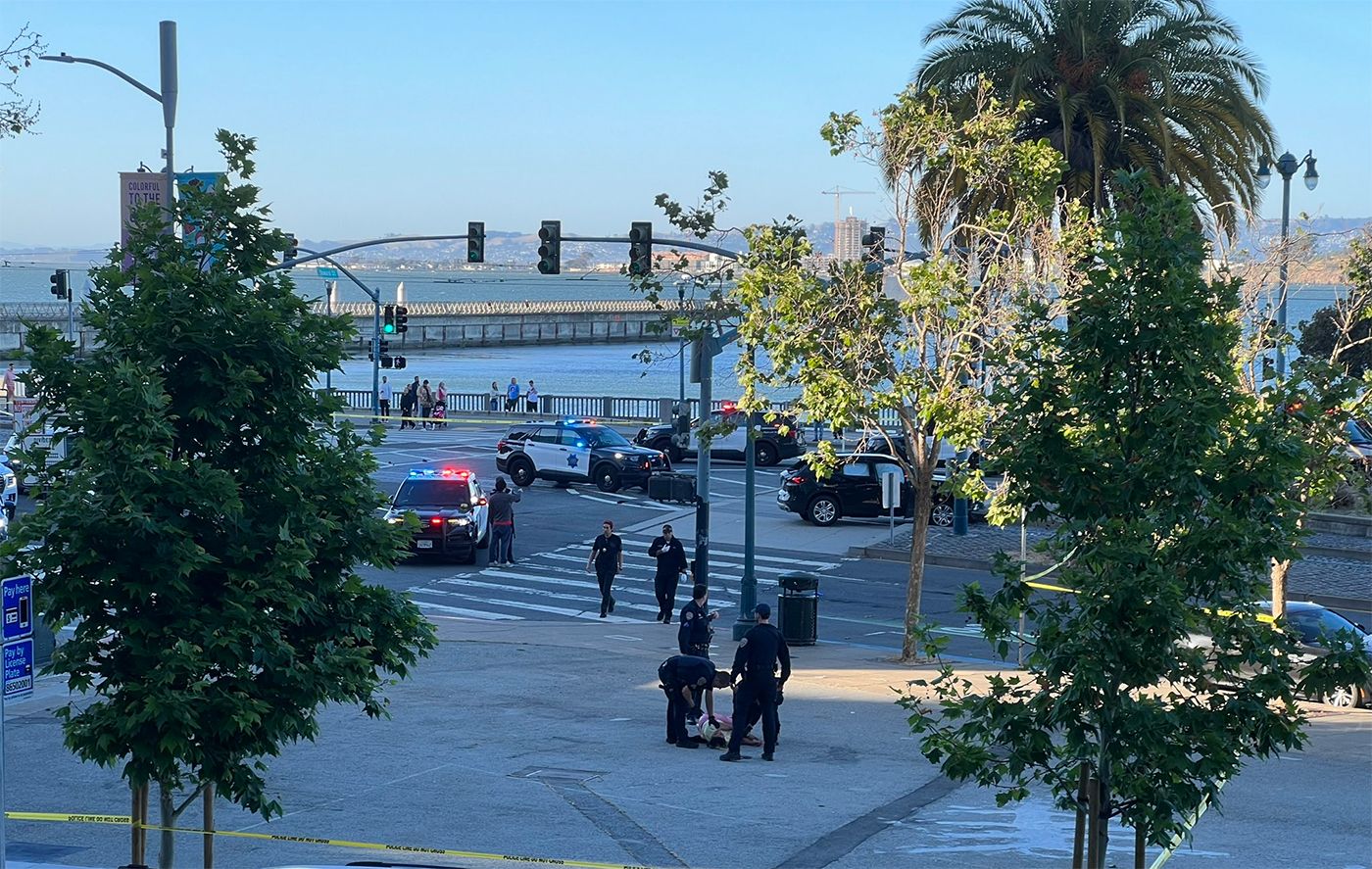 Newly Surfaced Surveillance Video Shows Gunman In Wharf Area Shootout Newly Surfaced Surveillance Video Shows Gunman In Wharf Area Shootout