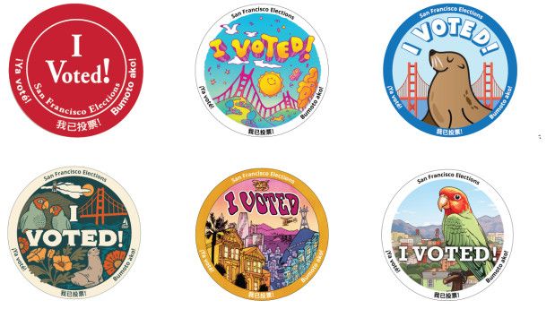 The New SF ‘I Voted’ Sticker Contest Now Underway, and You Have One ...
