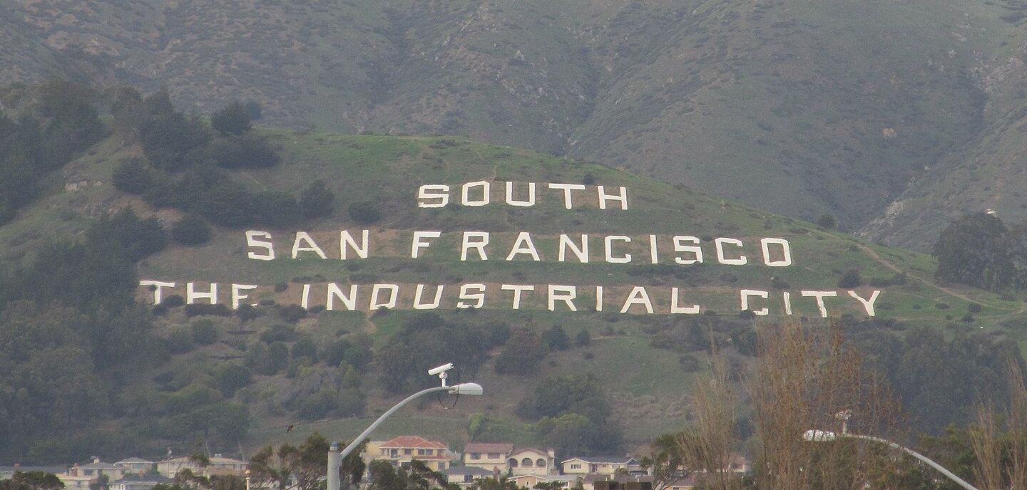 The South San Francisco Hillside Sign Turns 100 Years Old Today
