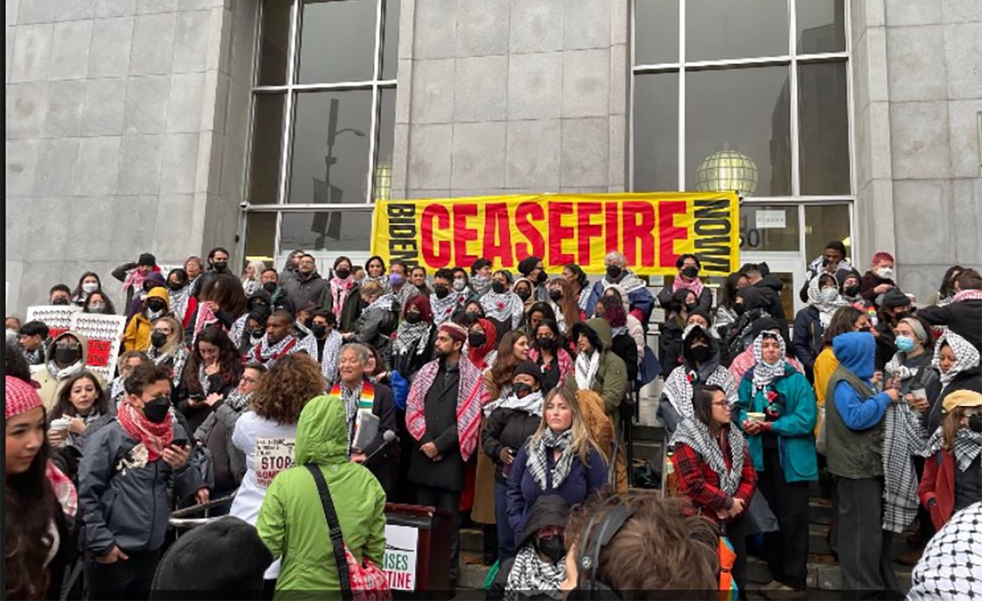 At Least 200 Gather at SF Hall of Justice to Protest DA's Decision to ...