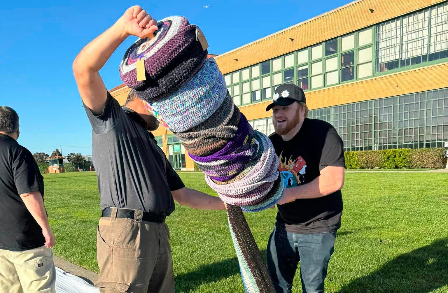 Richmond Woman on Verge of Holding World Record for Longest Scarf Ever ...