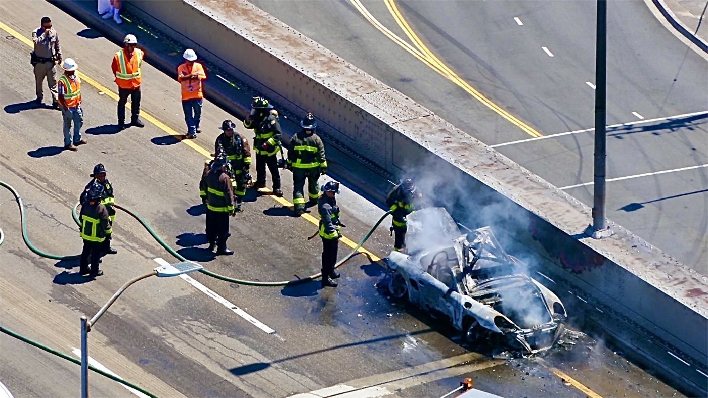 Day Around the Bay: Car Catches Fire on Bay Bridge, Holds Up Traffic