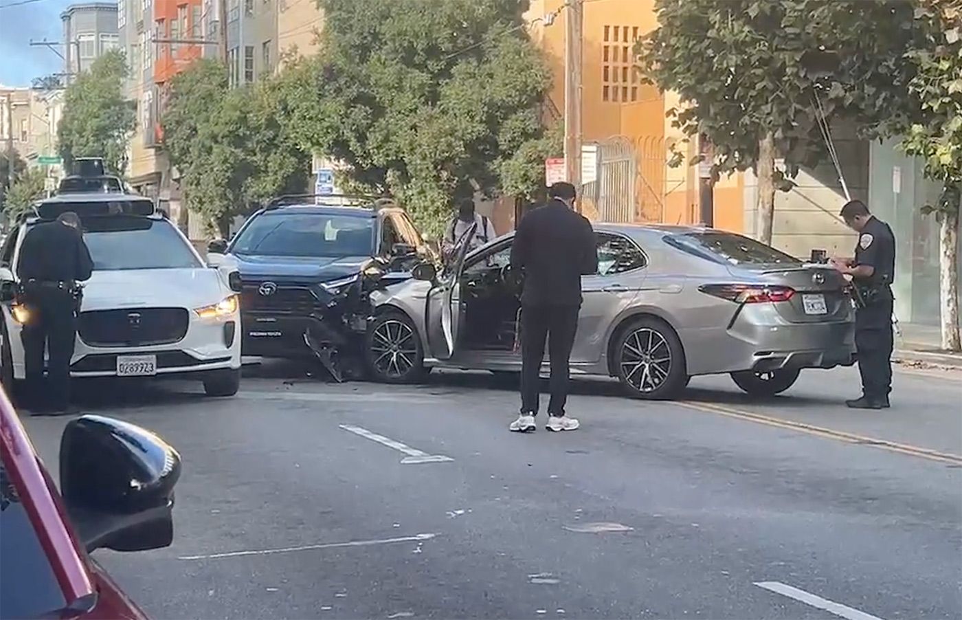 Pedestrian Struck and Injured In SF's Nob Hill; Two Cars Collide In ...